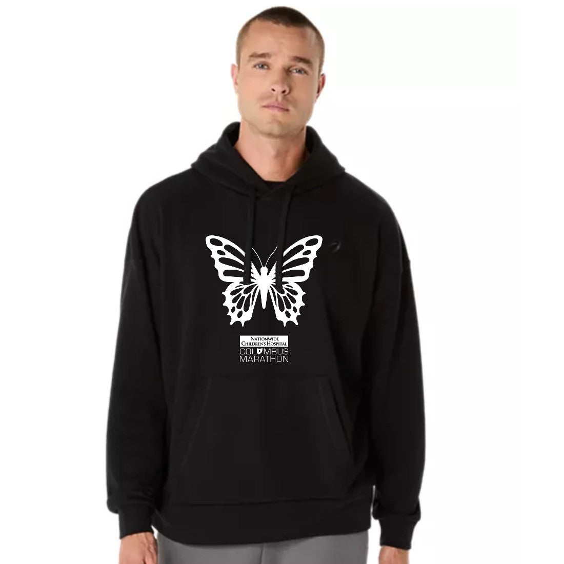 Columbus Marathon Unisex ASICS Butterfly Sweat Relax Pullover ...